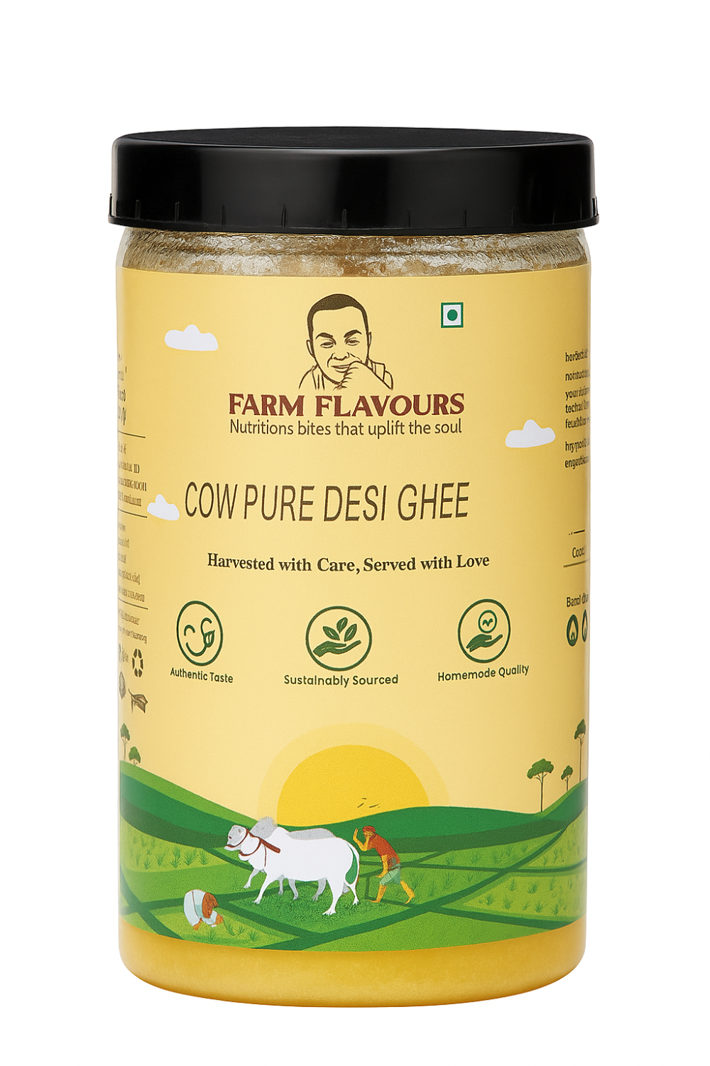 Pure Desi Cow Ghee (100% Natural) – Farm Flavour